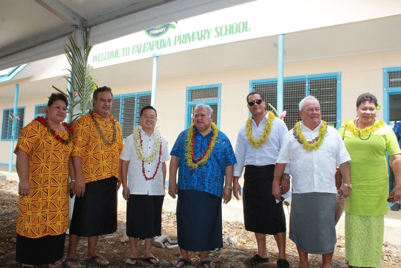 Handover Ceremony for the Project for the Reconstruction of Faleapuna ...