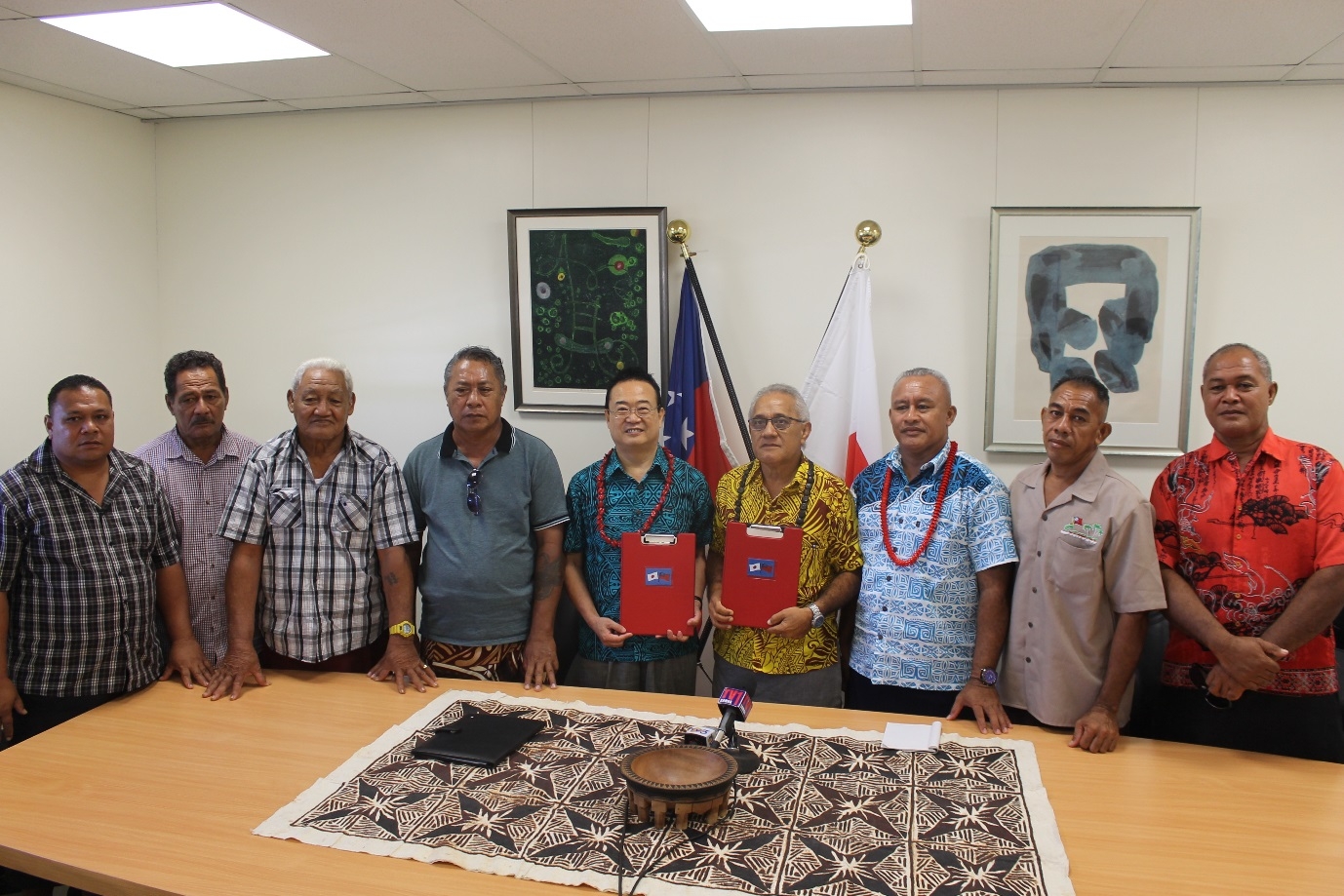 Signing Ceremony of the Grant Contract for the Project for the ...