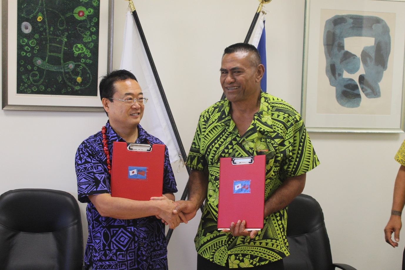 Signing Ceremony of the Grant Contract for the Project for the ...