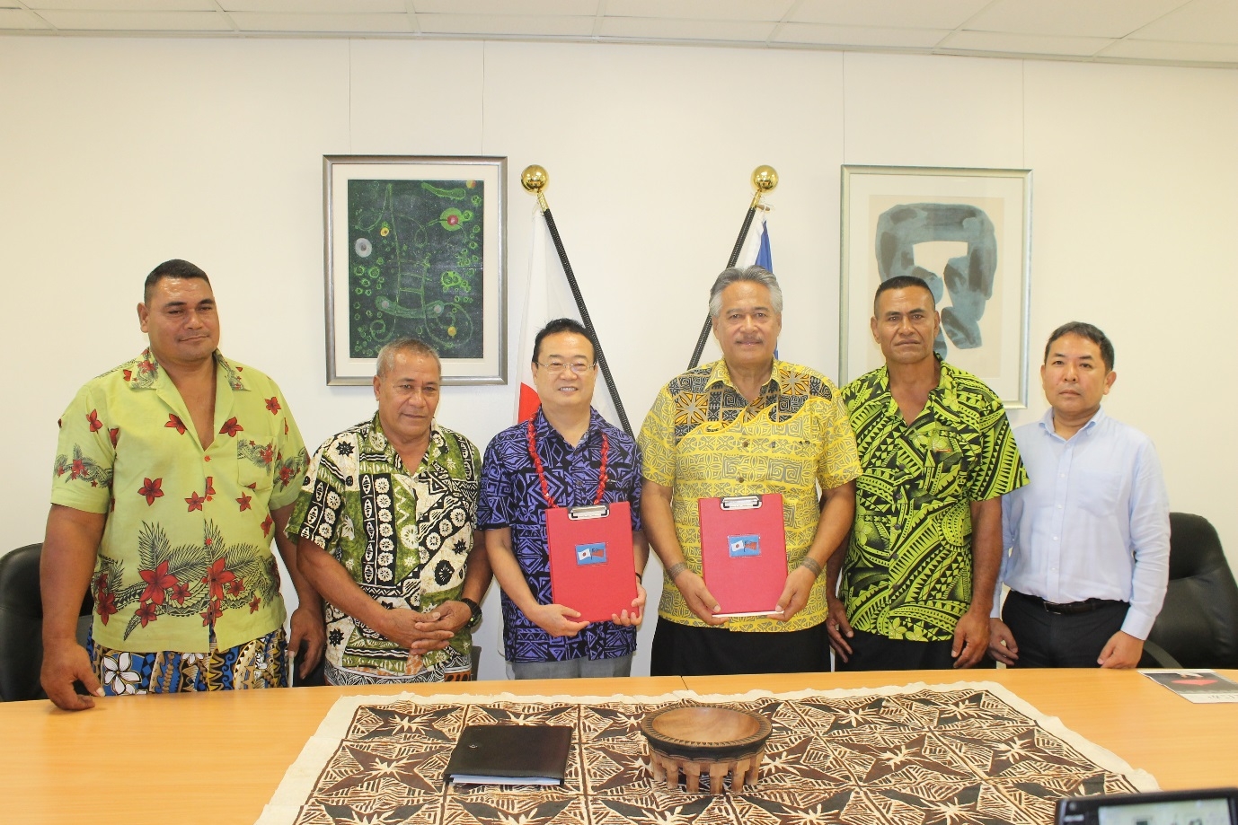 Signing Ceremony of the Grant Contract for the Project for the ...